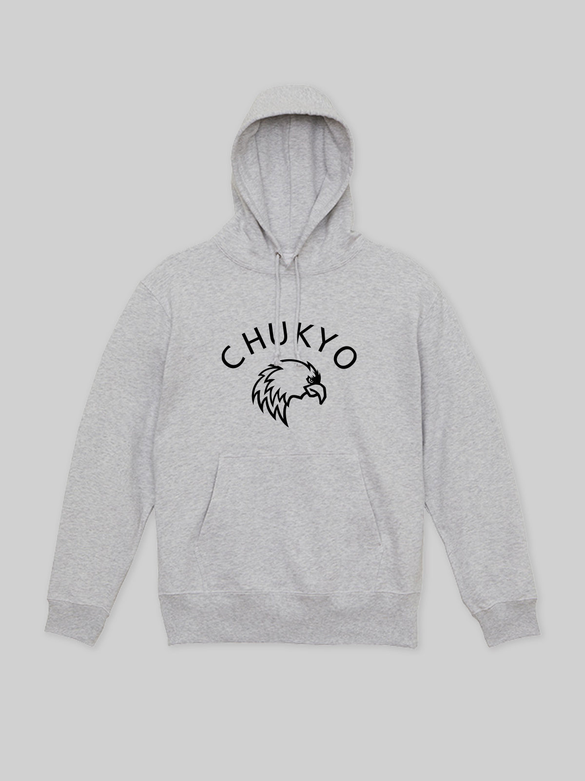CHUKYO オフィシャル ウラケスウェットプルオーバーパーカー イーグルロゴ アッシュ – COLLEGE MARKET｜カレッジマーケット