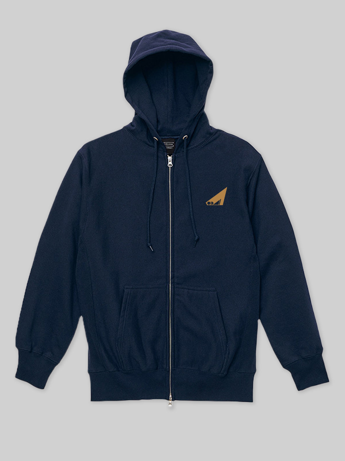 CHUKYO Heavyweight Sweat Full Zip Hoodie CU Logo Ash – COLLEGE MARKET ...